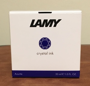 Ink Of The Month – December ’19 – Lamy Crystal Ink Azurite – The Indian ...