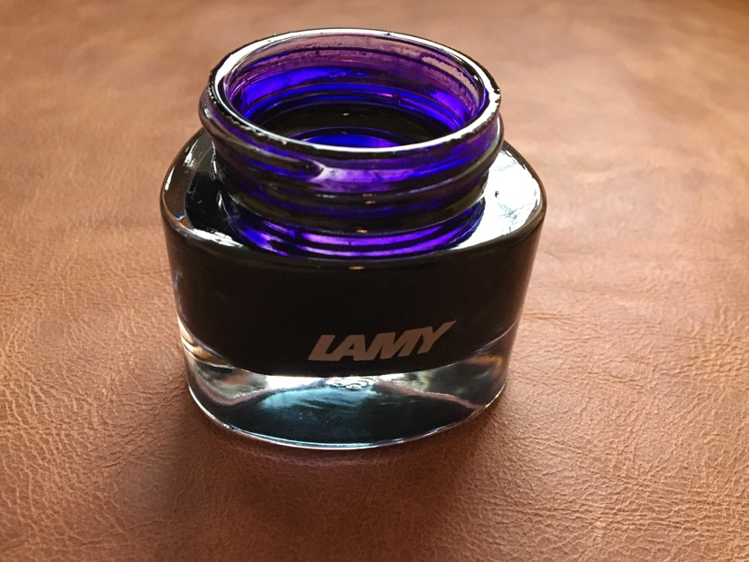 Ink Of The Month – December ’19 – Lamy Crystal Ink Azurite – The Indian ...