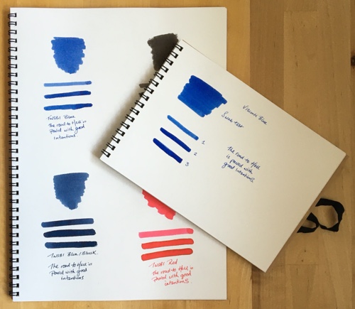 The Muji F1 & F4 Sketchbooks as ink testing books. – The Indian ...