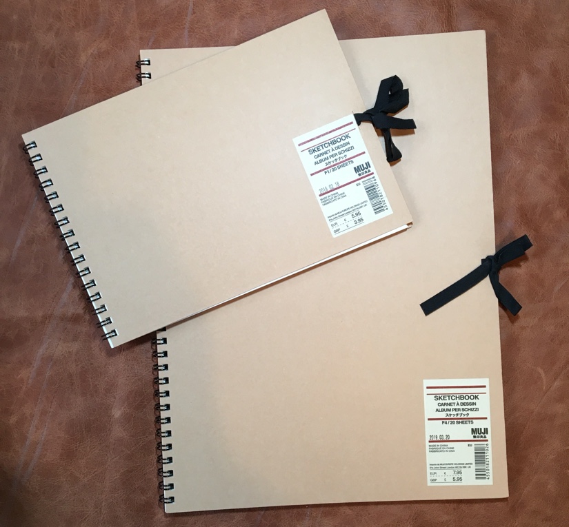 The Muji F1 & F4 Sketchbooks as ink testing books. – The Indian ...